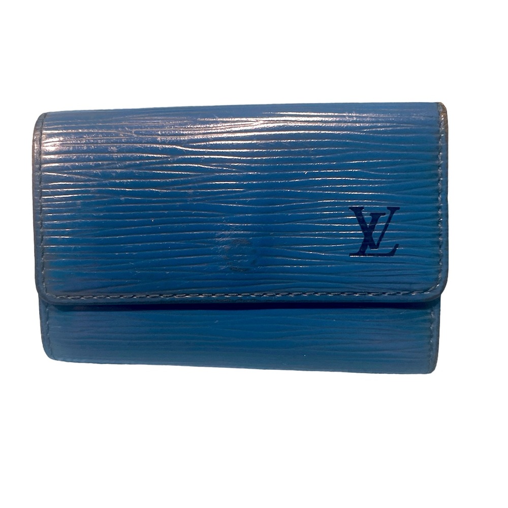 Louis Vuitton Lv Blue Epi Key Cles’/ Key Case / Key H… - Gem